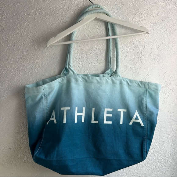 Athleta | Bags | Athleta Gradient Blue Tote Bag | Poshmark